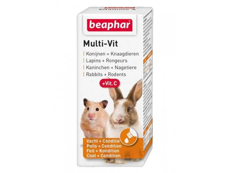 Beaphar Multi-Vit dla królików i gryzoni 20ml | Kiwi Zoo