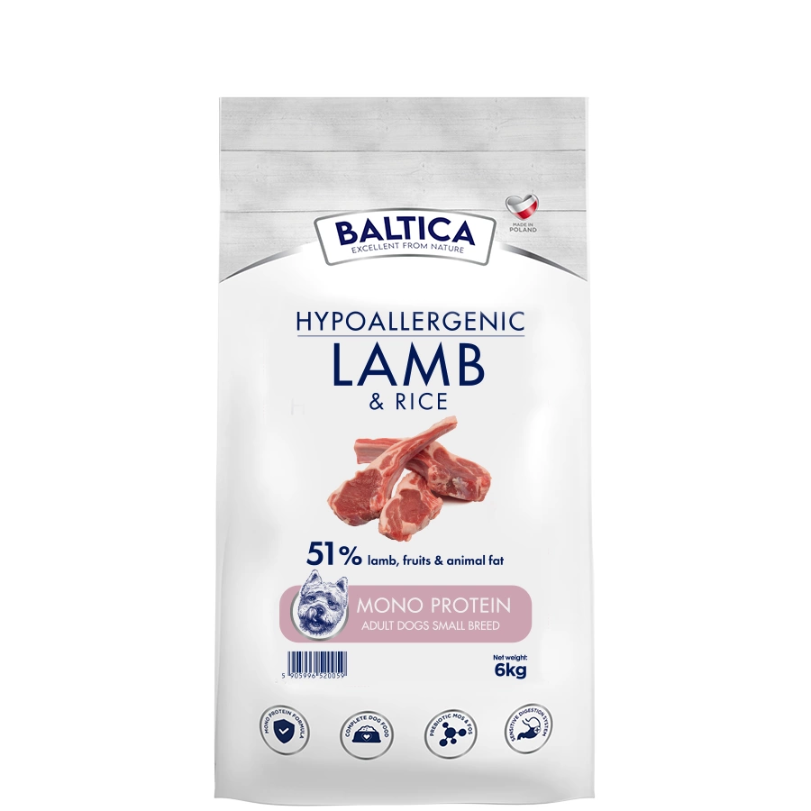 Baltica Lamb&Rice S - małe rasy 6 kg | Kiwi Zoo