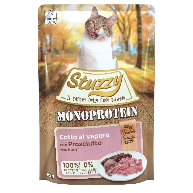 Stuzzy Monoprotein z szynką 85 g saszetka | Kiwi Zoo