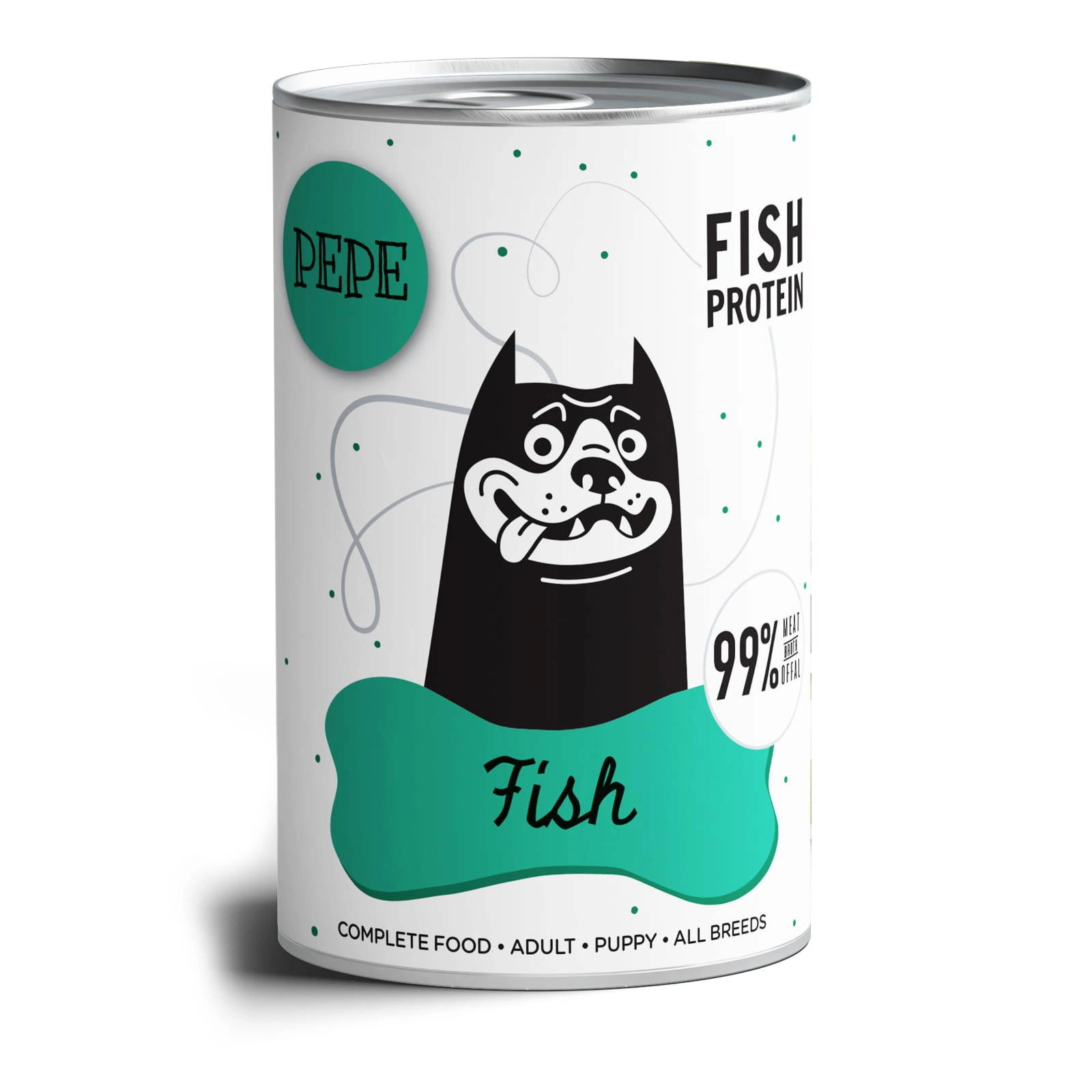 Paka Zwierzaka Pepe Fish Monoprotein 400g | Kiwi Zoo