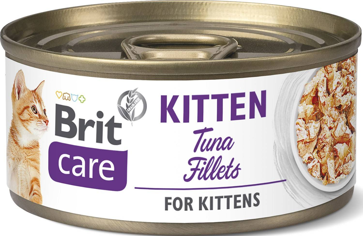 Brit Care Cat Kitten puszka 70g | Kiwi Zoo
